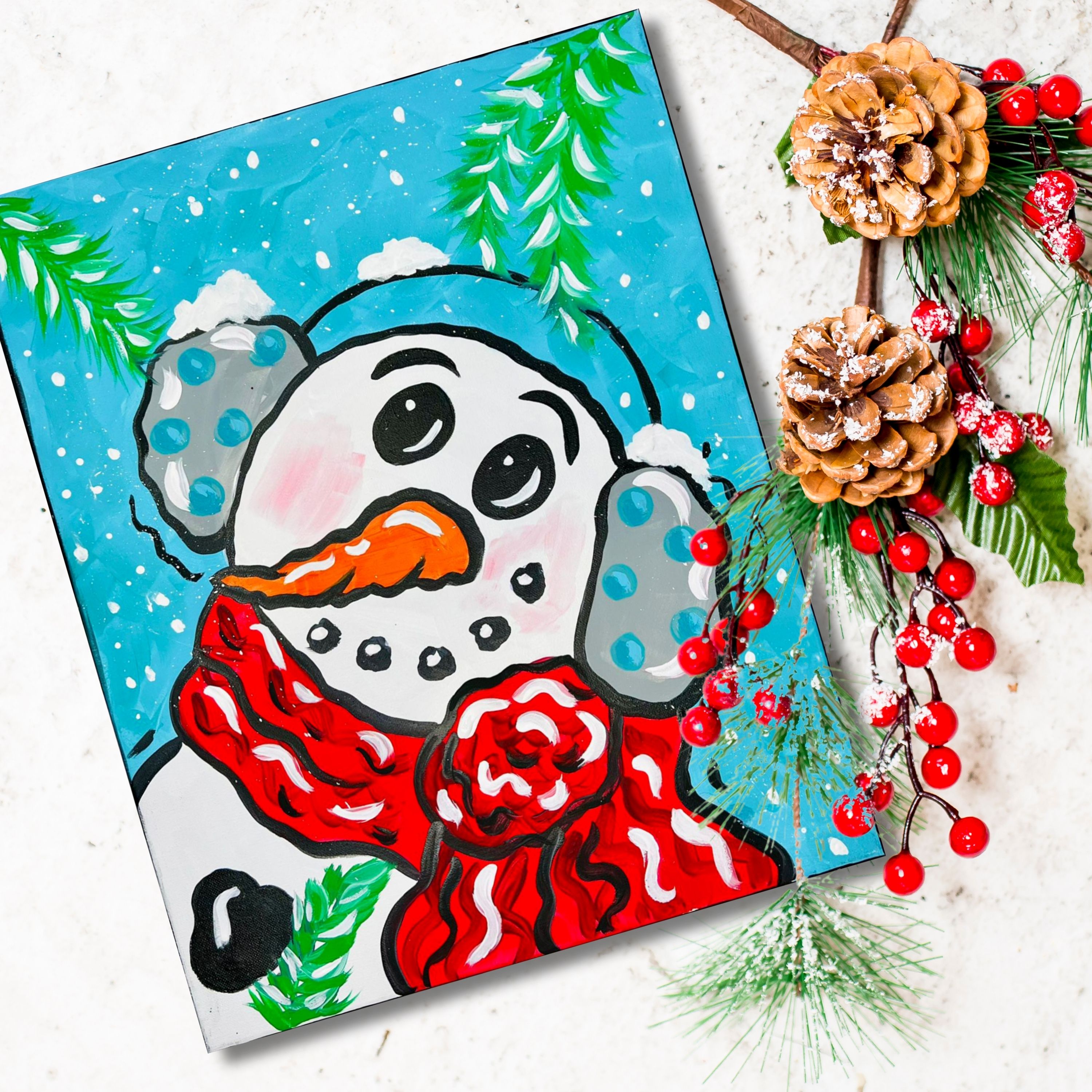 Snowman Paint Party! | Create Joy diy Studio LLC