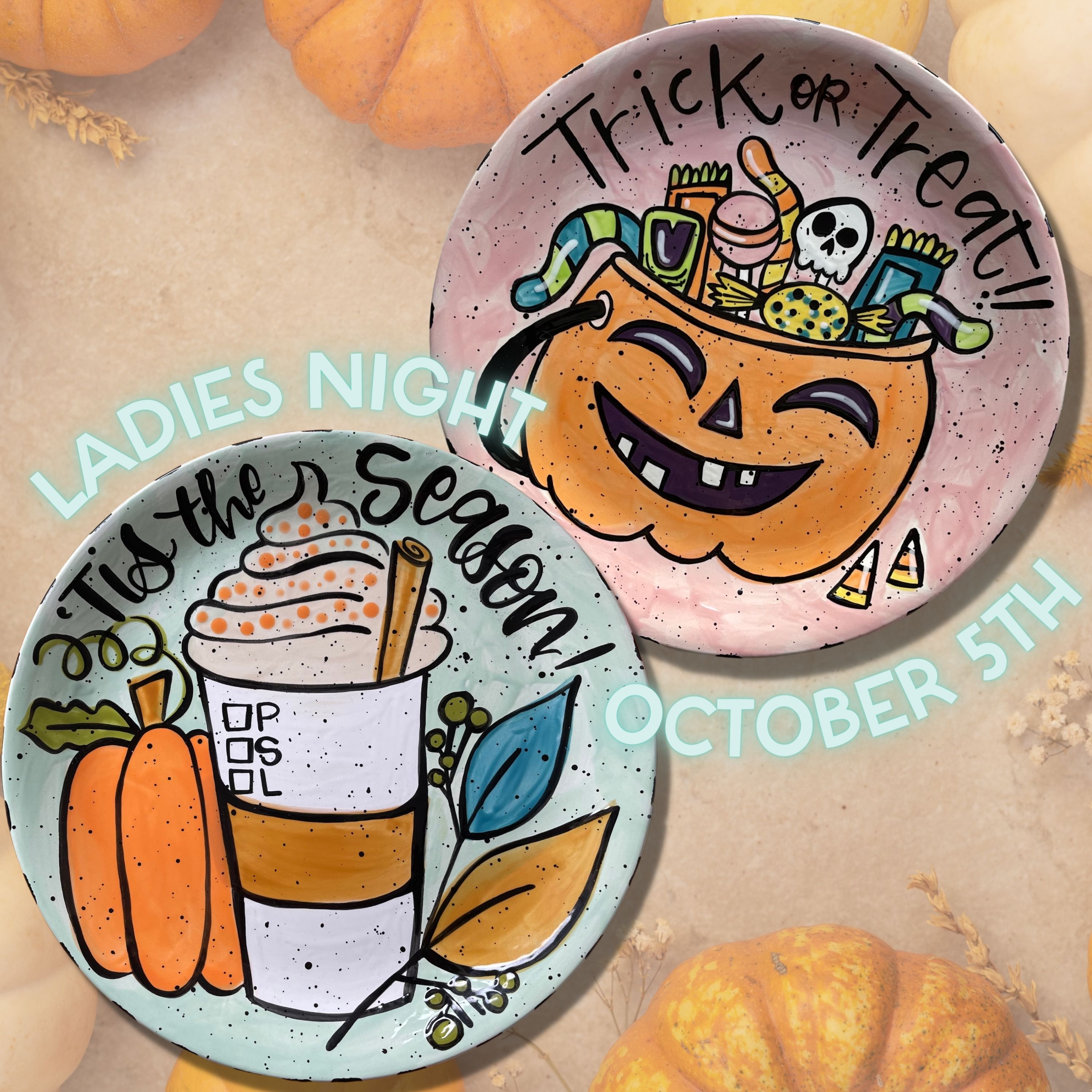 Ladies Night Paint a Platter | Create Joy diy Studio LLC