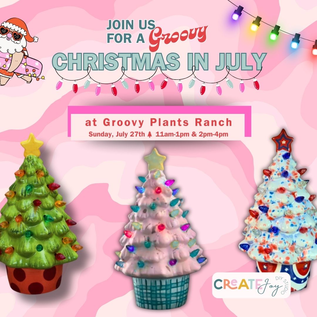Groovy Christmas in July | Create Joy diy Studio LLC